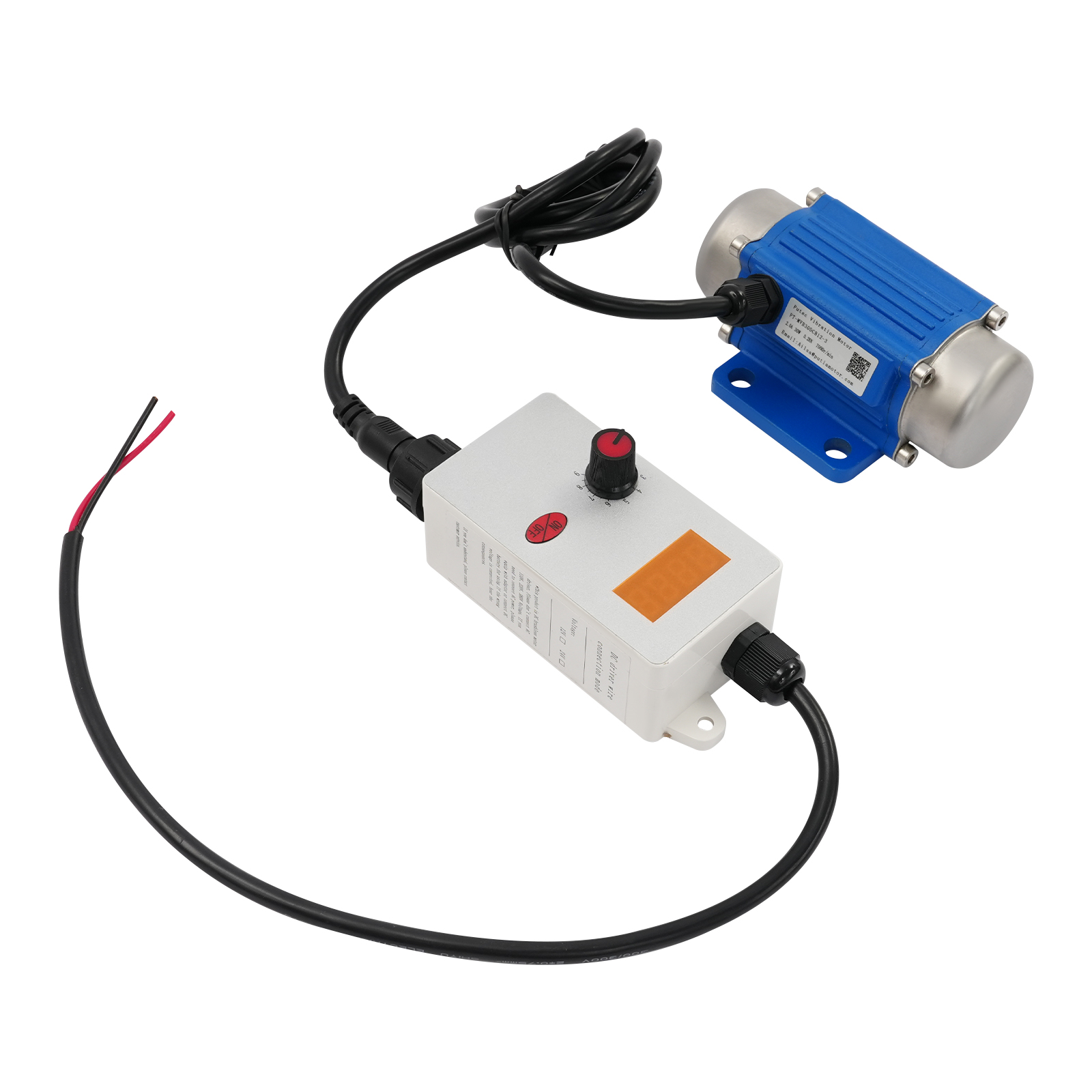 DC 12V 30W Vibration Motor with Speed Controller | IP65 Brushless
